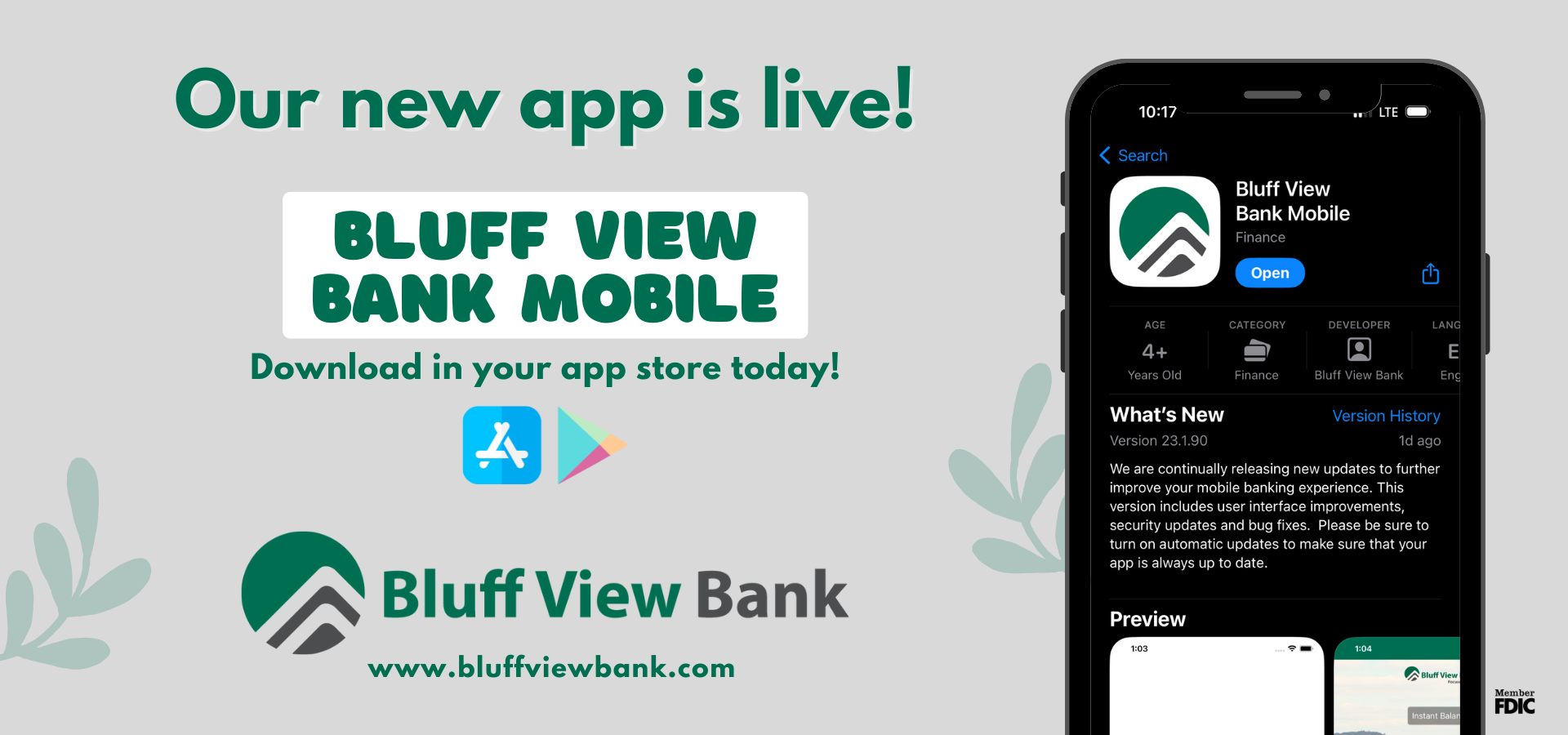 Homepage [www.bluffviewbank.com]